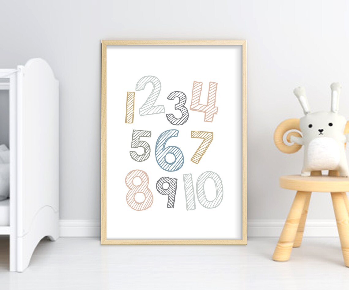 Alphabet Set, Printable Wall Art, Set of 3 Prints, Homeschool Learning ...