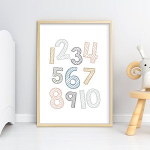 Alphabet Set, Printable Wall Art, Set of 3 Prints, Homeschool Learning ...