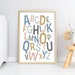 Neutral Gender Alphabet Print, Wall Art Printable, Playroom Print ...