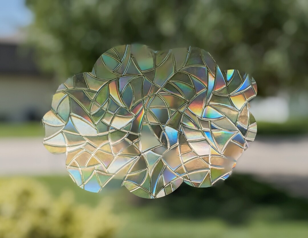 Cloud Suncatcher Window Cling // Rainbow Maker Window Cling - Etsy