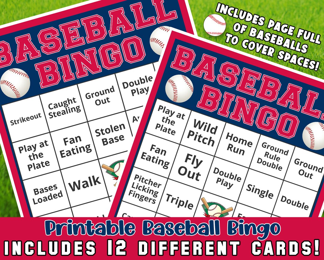 Printable Baseball Bingo (kid Friendly!) // St Louis Cardinals ...