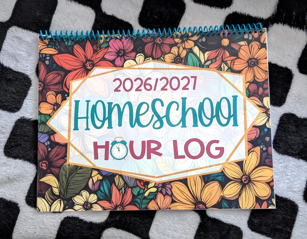2026-2027 Simple Homeschool Hour Log Book (missouri) | Home Sweet ...