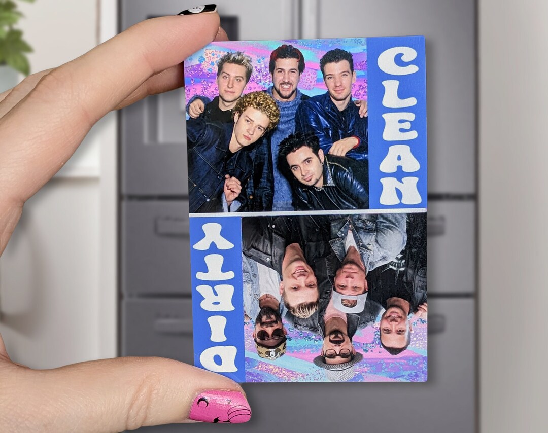 Boy Band Dishwasher Magnet // Funny Magnet // Clean Dirty Dishes ...