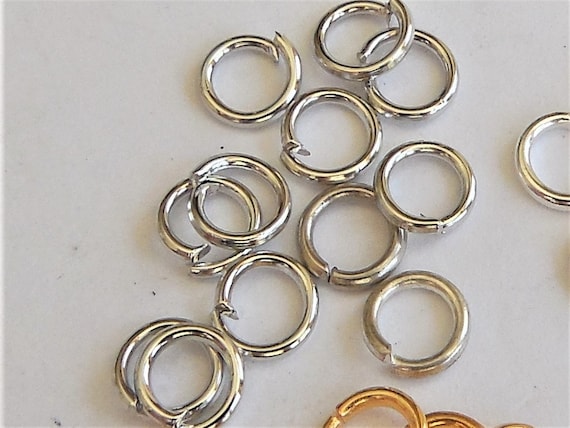 50/ 14mm Silver Jump Rings 14ga 1.4mm Thick UNSOLDERED OPEN - Etsy