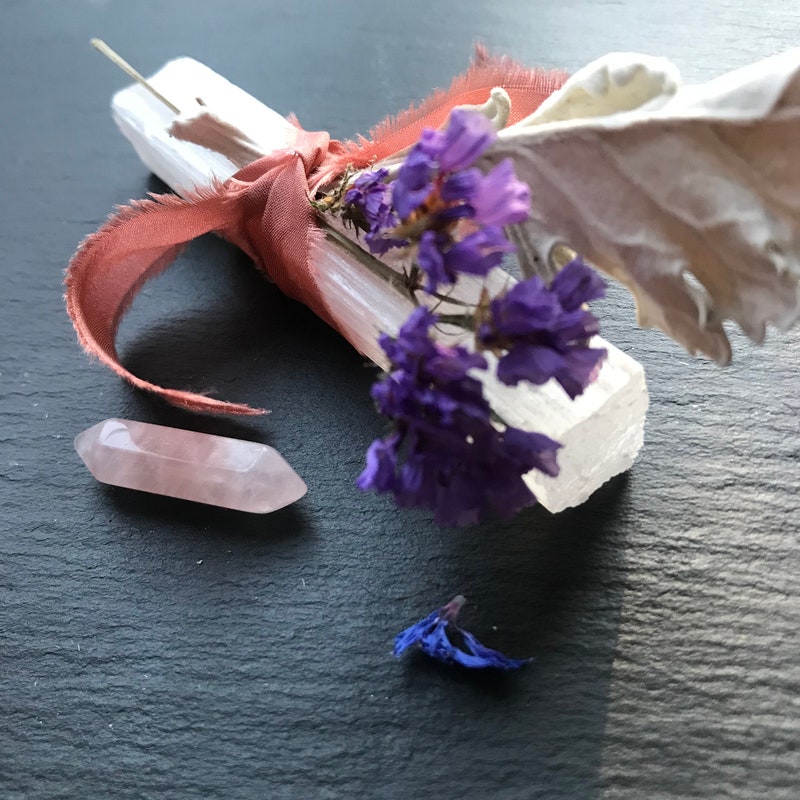 Selenite Wand - Etsy