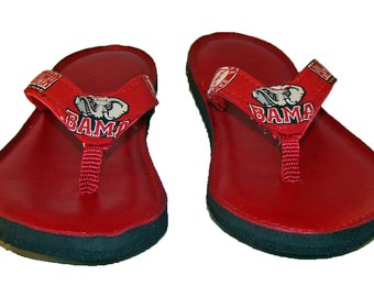 Football flip flops | Etsy