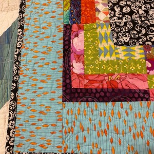 Color Riot Baby Quilt - Etsy