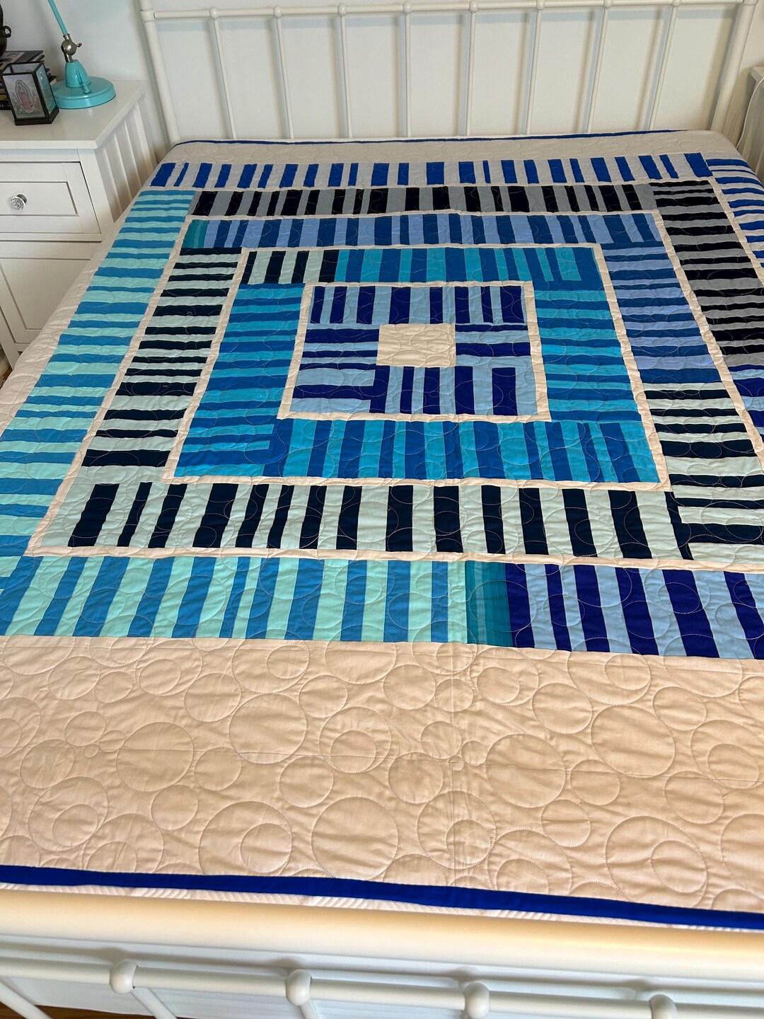 Cool Water Quilt - Etsy