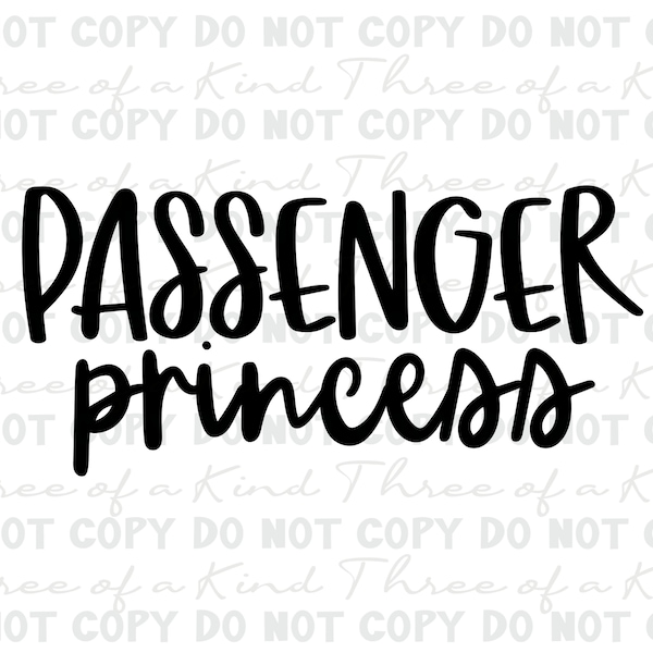 Passenger Princess Sticker - Etsy