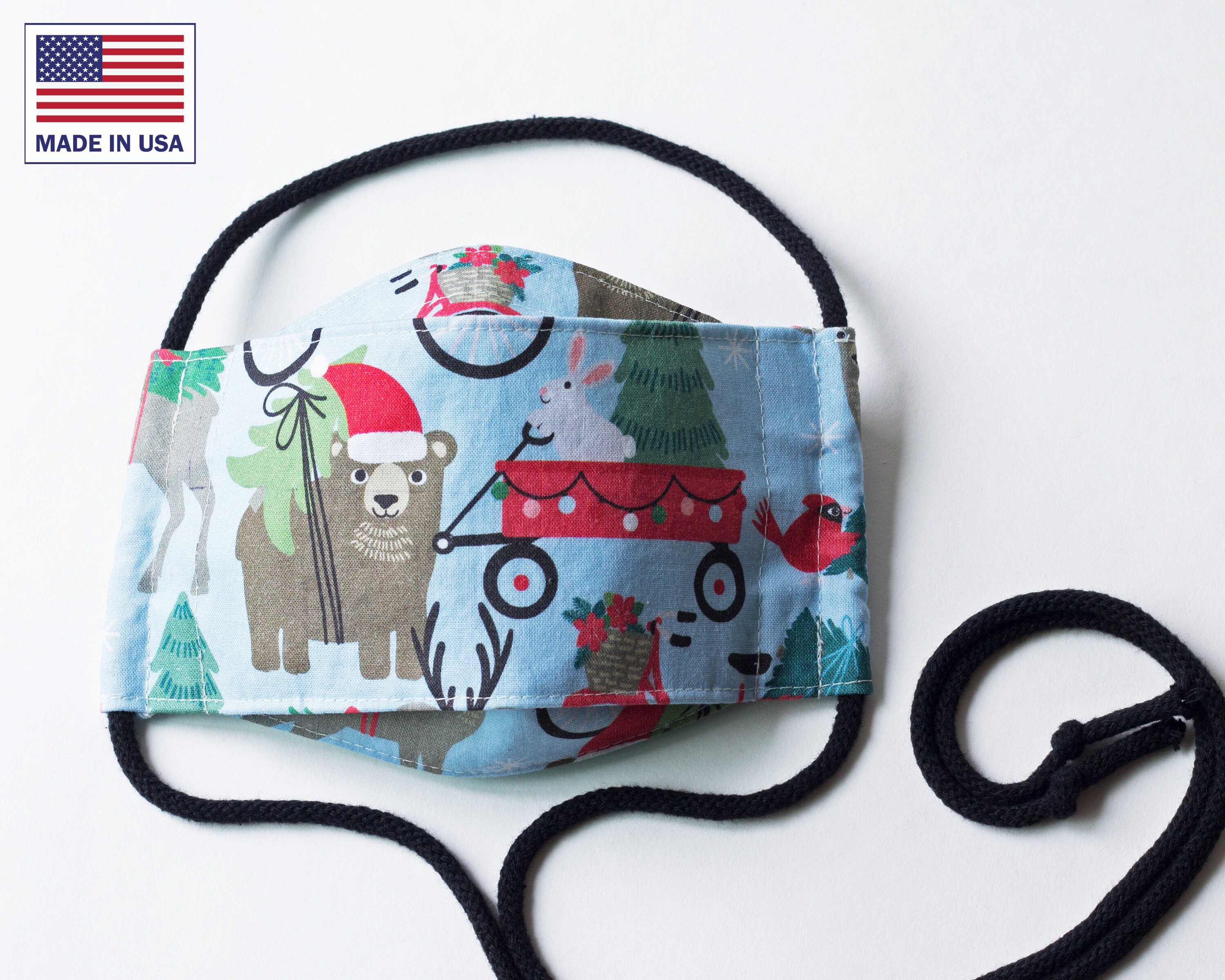 Christmas 3D Face Mask Cup / Boat Shaped Filter Pocket - Etsy