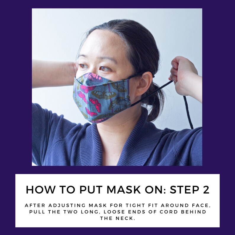 3D Face Mask - Cup / Boat Shaped - Origami Mask - Filter Pocket ...