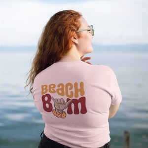 Back Printed Beach Bum Womens Shirt Beach Day T-shirt Beach Babe Shirt ...