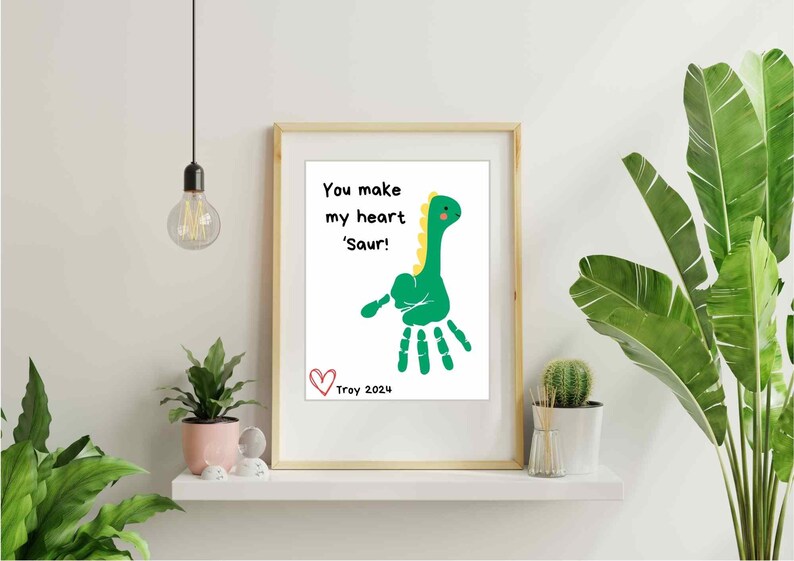 Valentines Day Gift Printable Kids Handprint Art Keepsake, Teacher ...