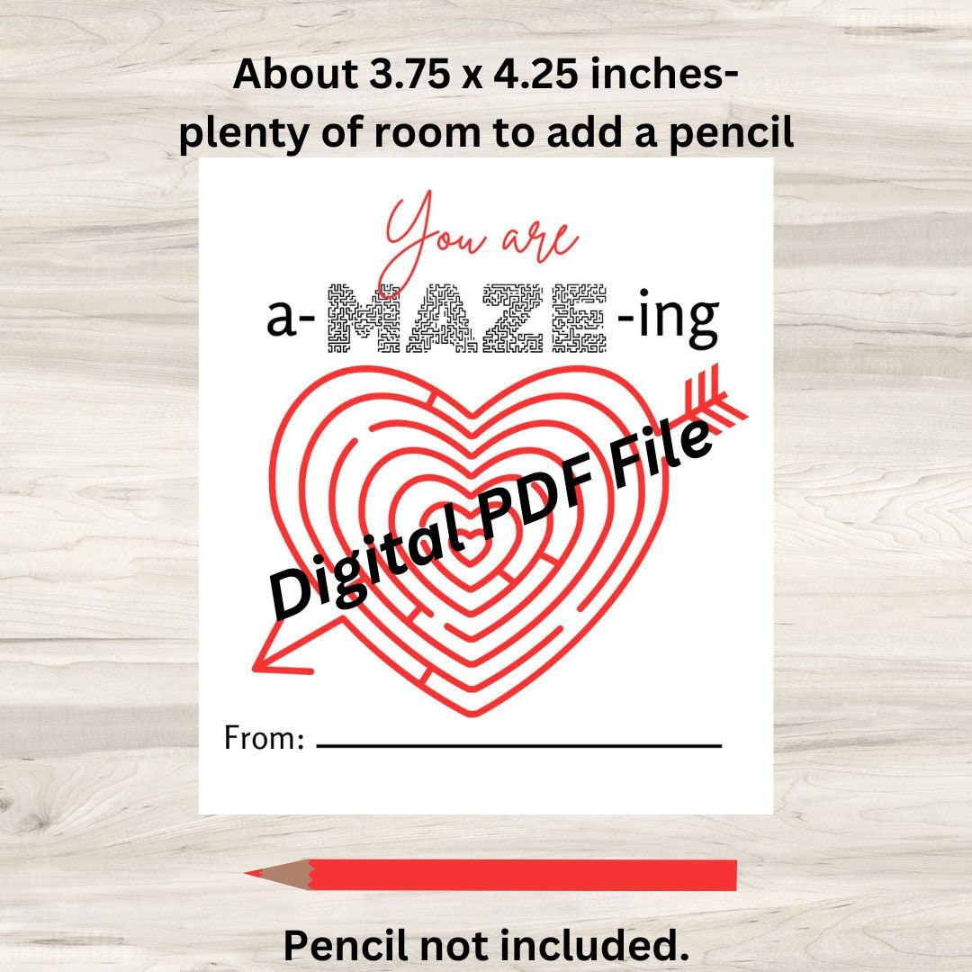 Printable School Valentine Non Candy Valentines for School Class ...