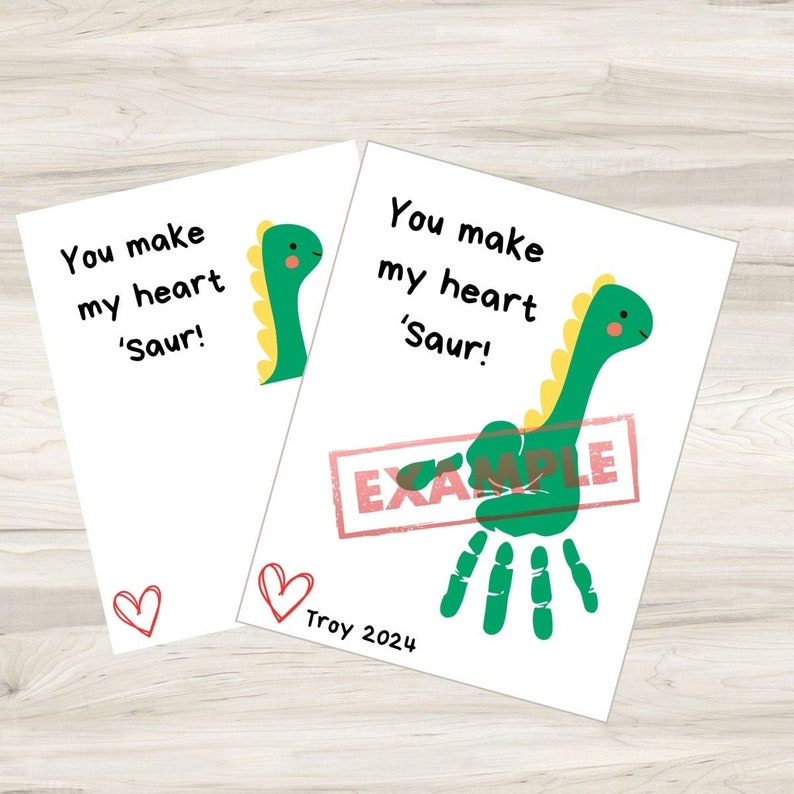 Valentines Day Gift Printable Kids Handprint Art Keepsake, Teacher ...