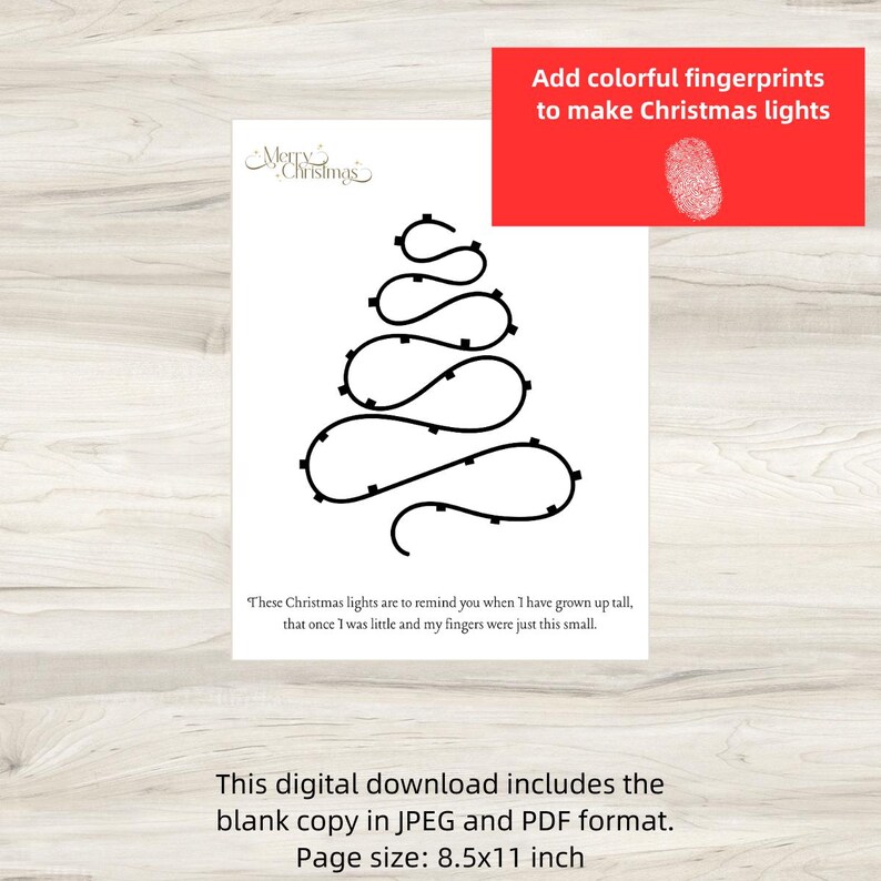 Fingerprint Christmas Lights, Christmas Tree Handprint Art, Teacher ...