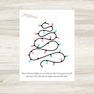 Fingerprint Christmas Lights, Christmas Tree Handprint Art, Teacher ...