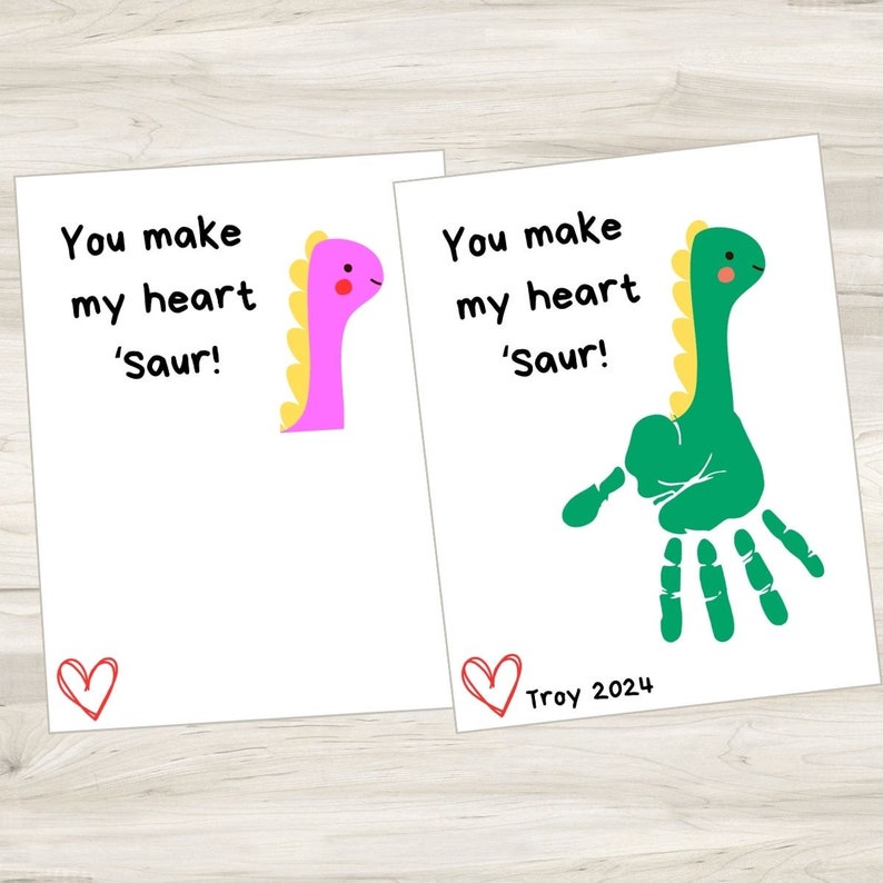 Valentines Day Gift Printable Kids Handprint Art Keepsake, Teacher ...