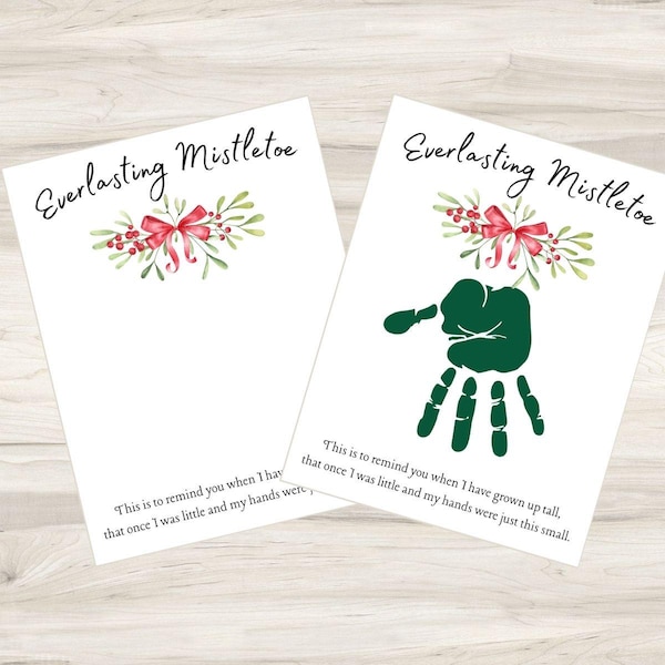 Everlasting Mistletoe Poem Printable - Etsy