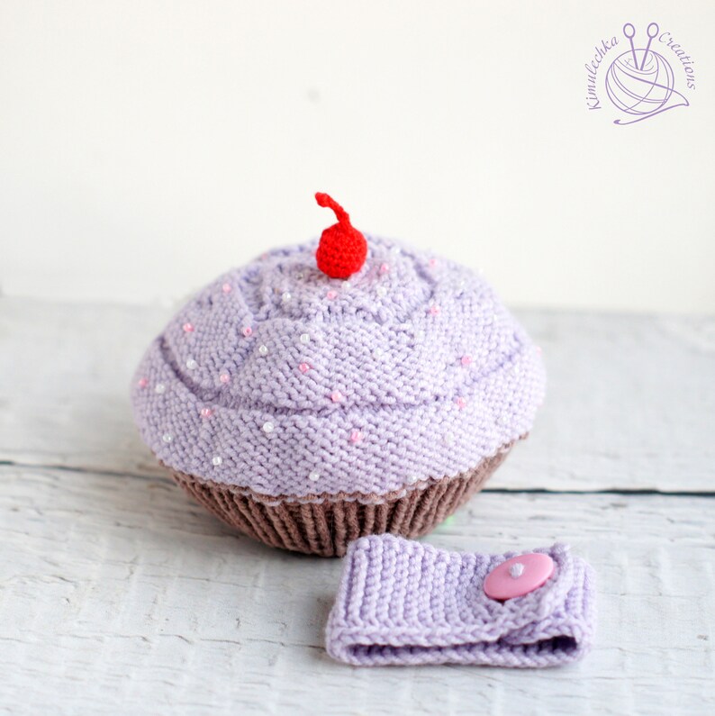 Blythe Hat Cupcake Knit Hat Handmade Knitted Fantasy Cap - Etsy