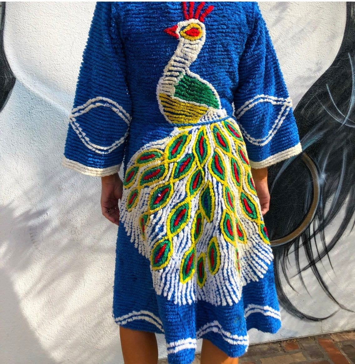 Peacock Chenille Robe