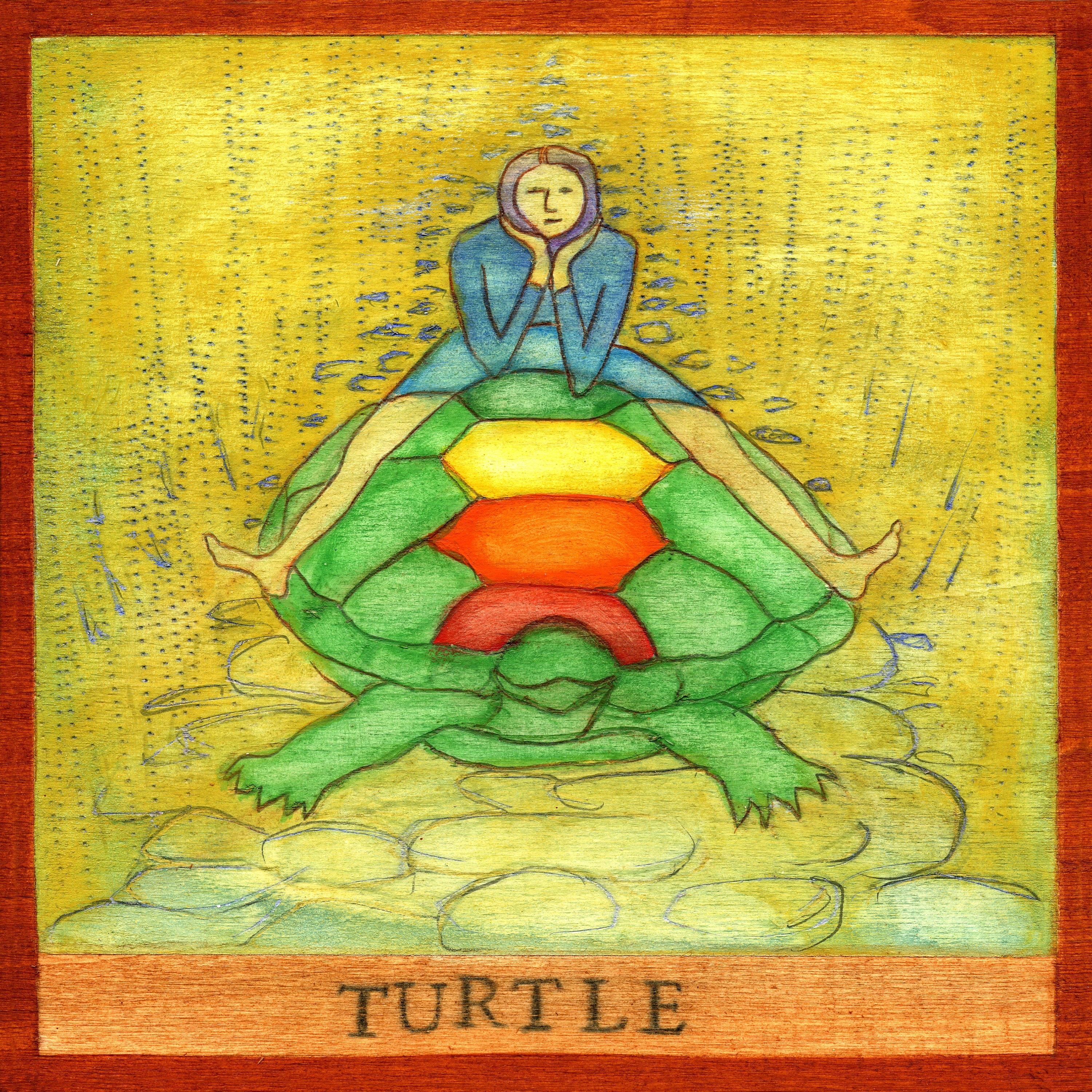T Is For Turtle Hand signed Print Of Original Artwork T Is For Turtle Hand signed Print Of Original Artwork