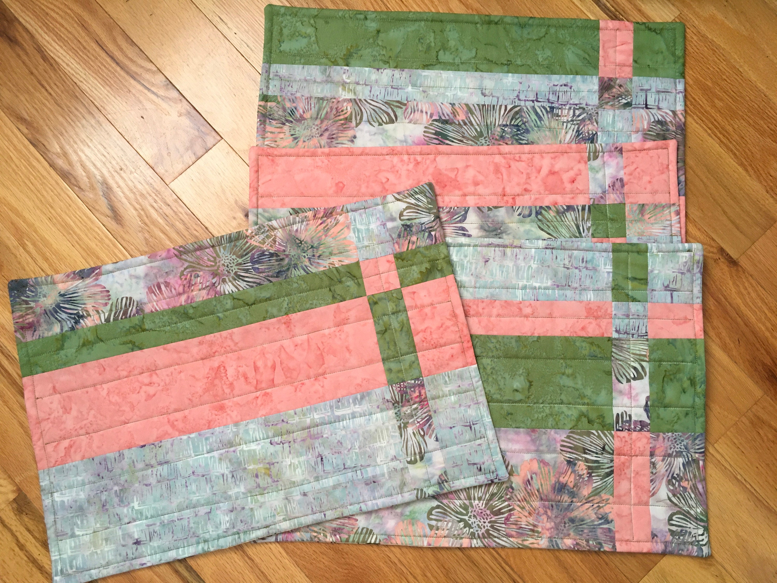 Soft Colors of Spring Placemats set of 4 - Etsy