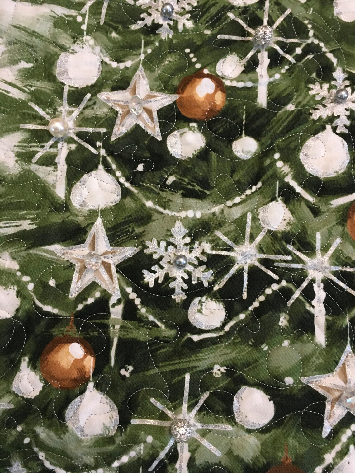 Christmas Tree With Bling Wallhanging - Etsy