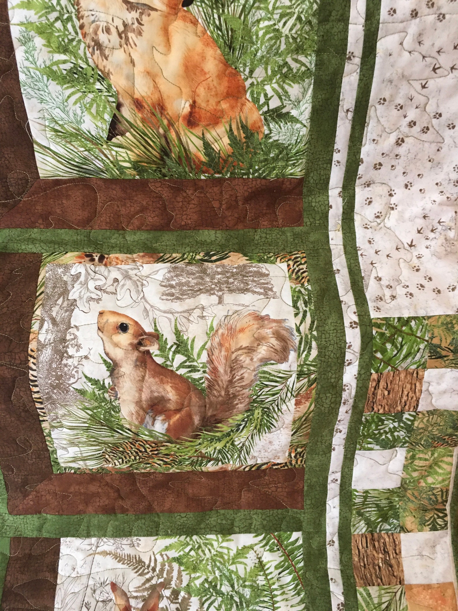 Little Furry Friends Kids Quilt - Etsy