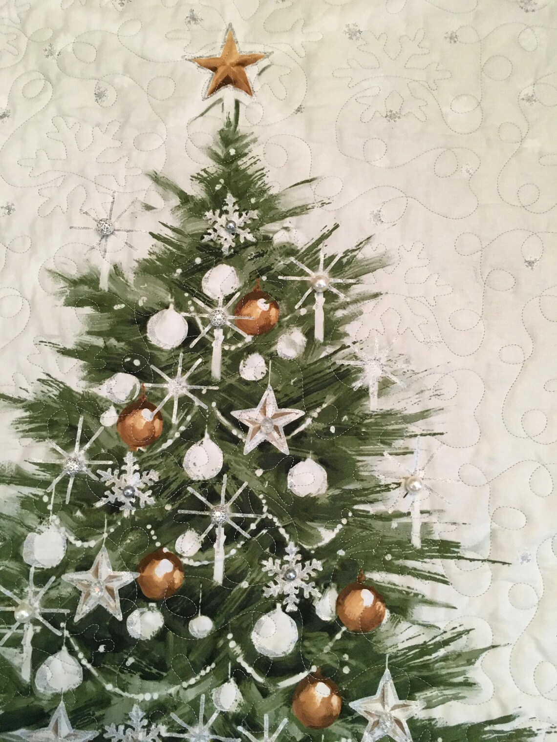 Christmas Tree With Bling Wallhanging - Etsy