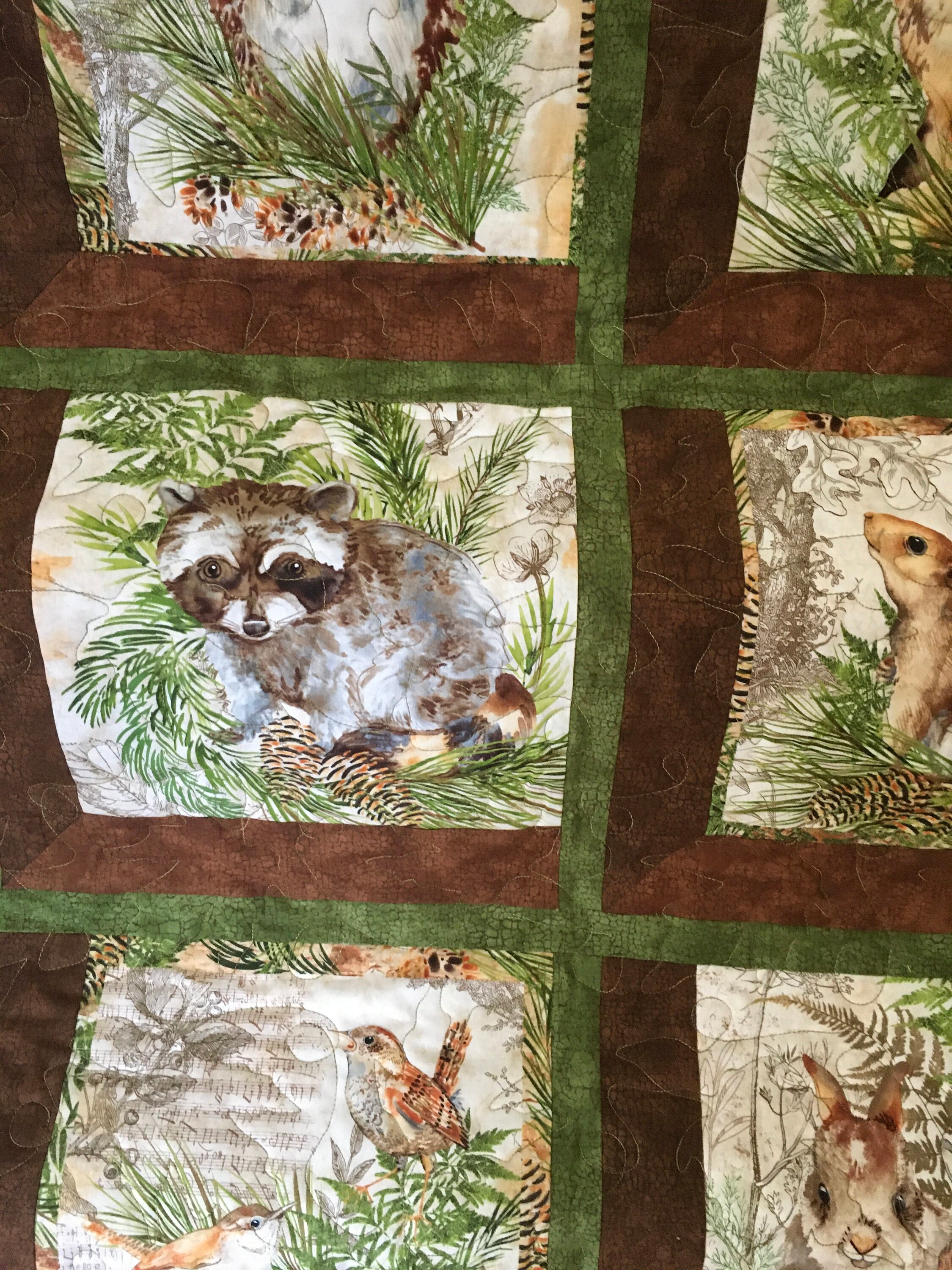 Little Furry Friends Kids Quilt - Etsy