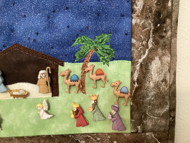 Nativity Scene Wall Hanging - Etsy