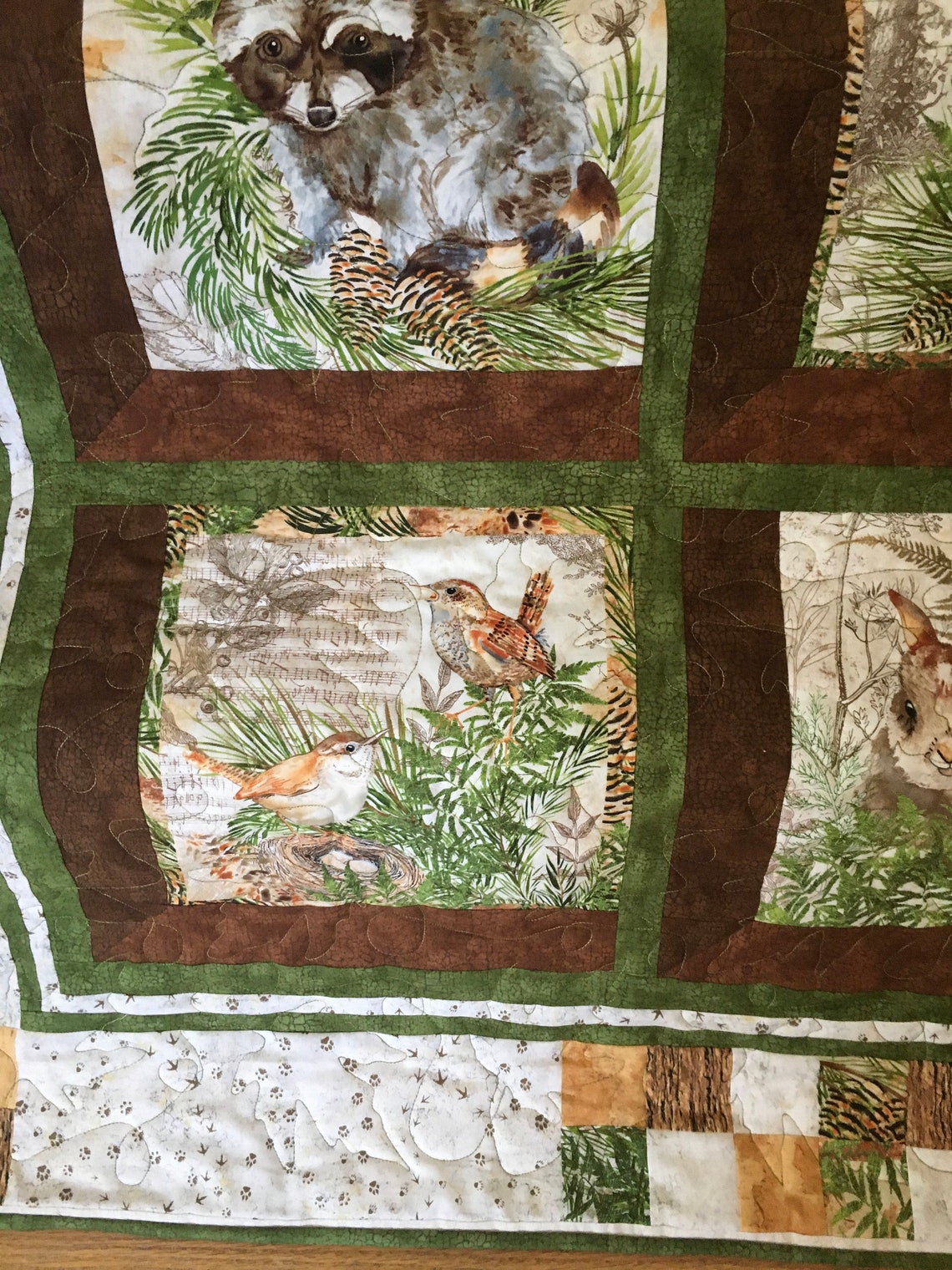 Little Furry Friends Kids Quilt - Etsy