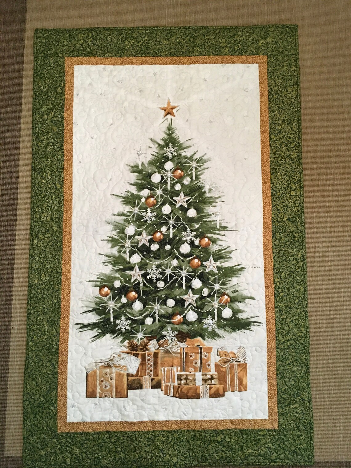 Christmas Tree With Bling Wallhanging - Etsy