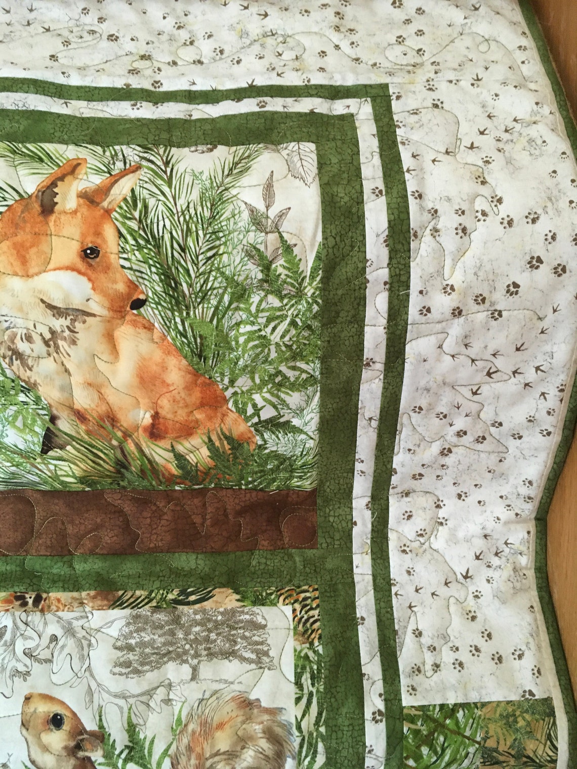 Little Furry Friends Kids Quilt - Etsy