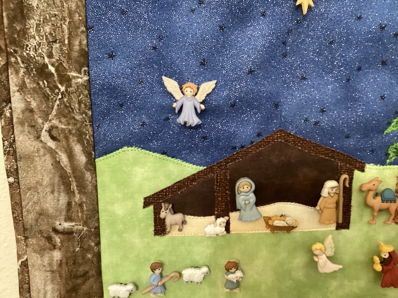 Nativity Scene Wall Hanging - Etsy