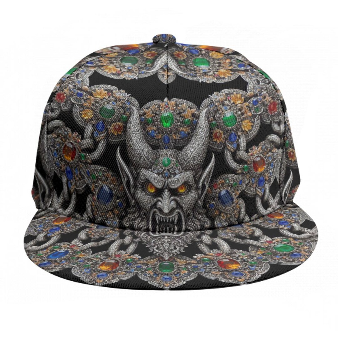 Baphomet Hat, Lucifer Trucker Cap, Demon Gothic Grotesque Baroque ...