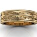 Decoder Ring 14k Yellow Gold Two Row Spinner Da Vinci - Etsy