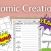 Create a Comic Blank Comic Pages and Character Building Outline for ...