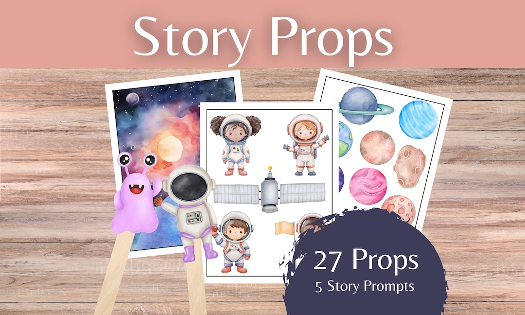 Outer Space Astronauts and Aliens Story Telling Dramatic Play & Sensory ...