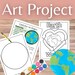 Earth Day Dollar Deal Art Project, Poster, Scavenger Hunt, and Coloring ...