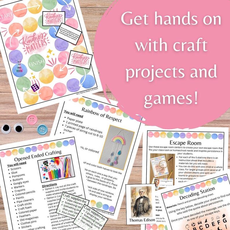 12 Positive Character Values Printable Mega Bundle: Social Emotional ...