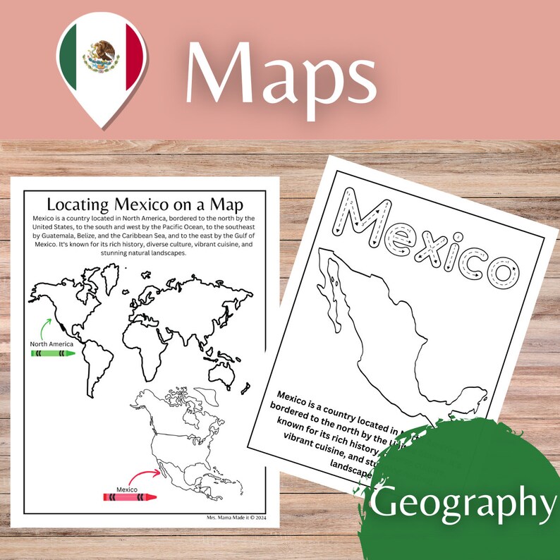 Mexico Mini Unit Celebrating Cinco De Mayo, Mexican Heritage, Geography ...