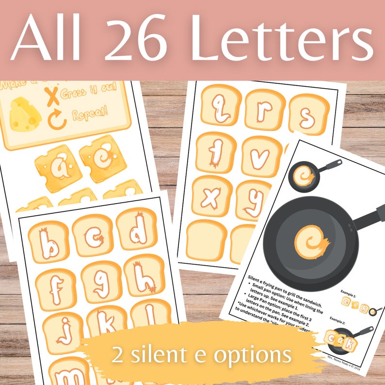 Grilled Cheese Long Vowel CVCE Word Building Phonics Game - Reading ...