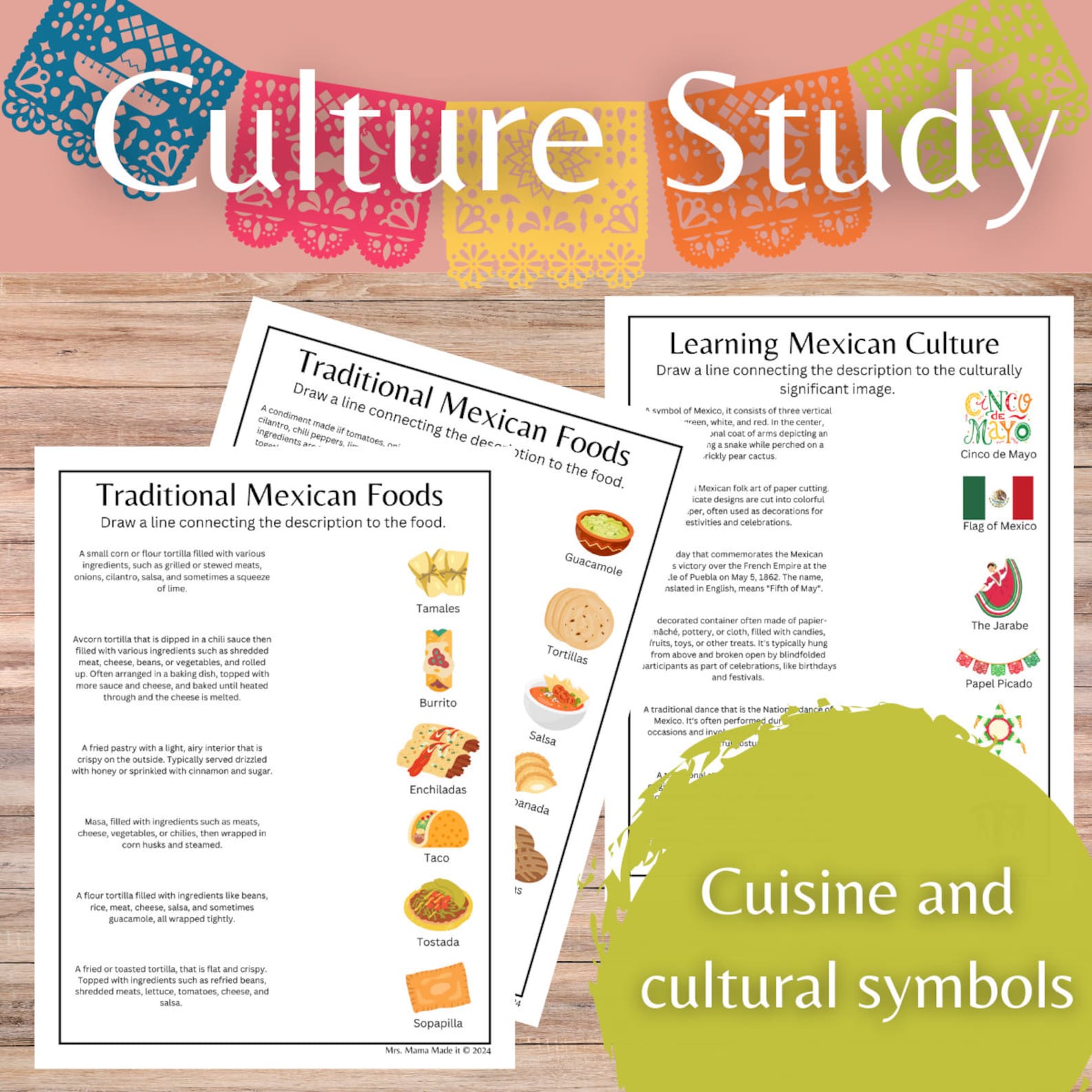 Mexico Mini Unit Celebrating Cinco De Mayo, Mexican Heritage, Geography ...