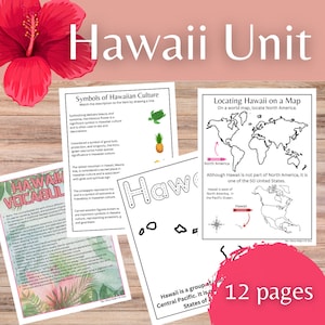 Hawaii Mini Unit Geography, Culture Study, Language and More for ...