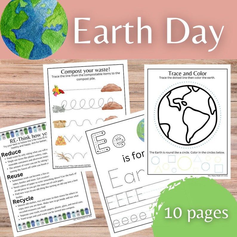 Earth Day Mini Unit With Fun Learning Activities for Composting ...