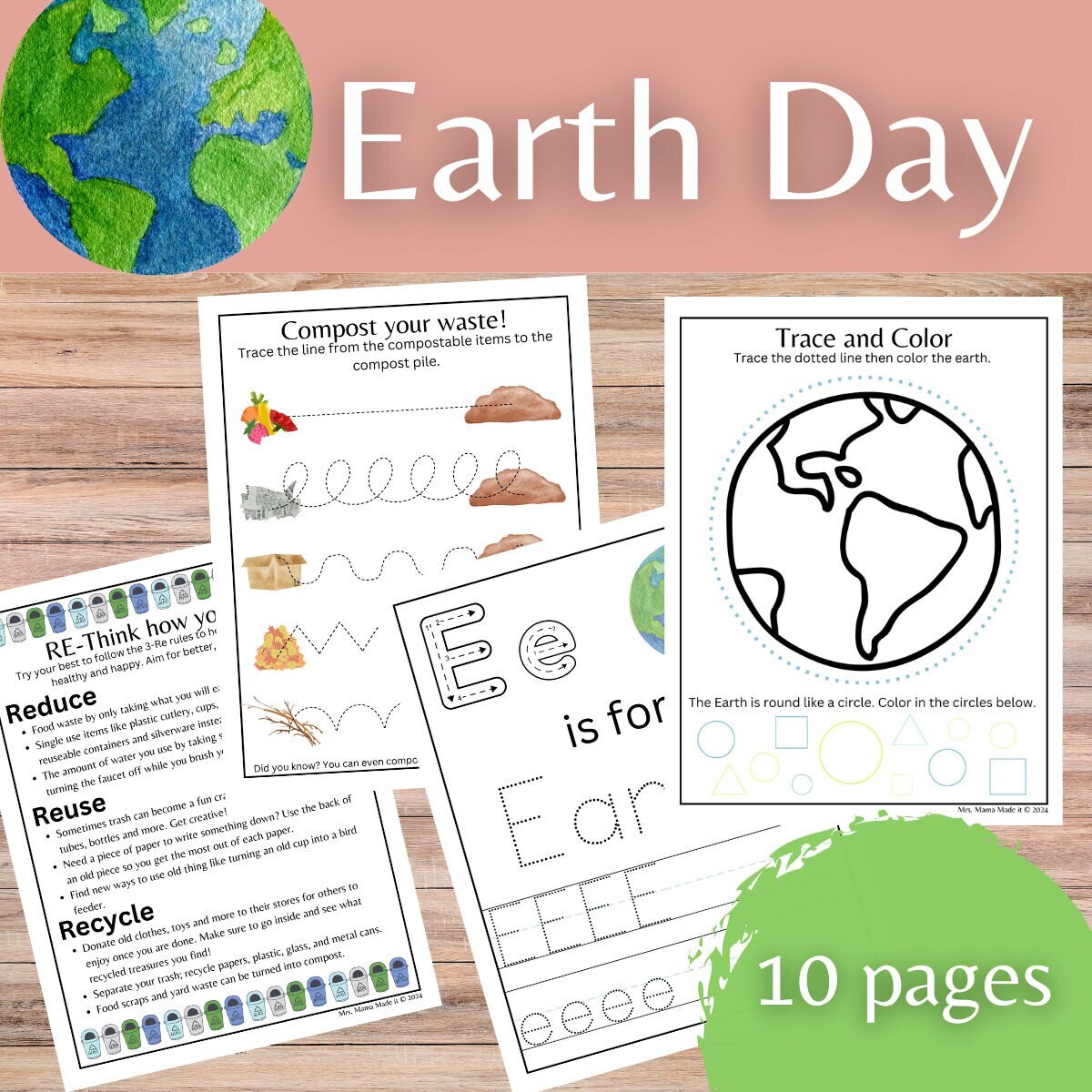 Earth Day Mini Unit With Fun Learning Activities for Composting ...