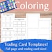 Blank Trading Card Game Template: Art Project Printable (digital ...