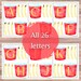 French Fry Beginning Sounds Alphabet Matching Game Printable Early ...